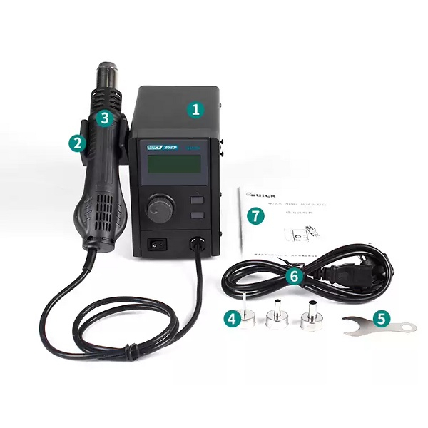 Máy hàn thiếc điều chỉnh cơ Quick 969A+ (70W)